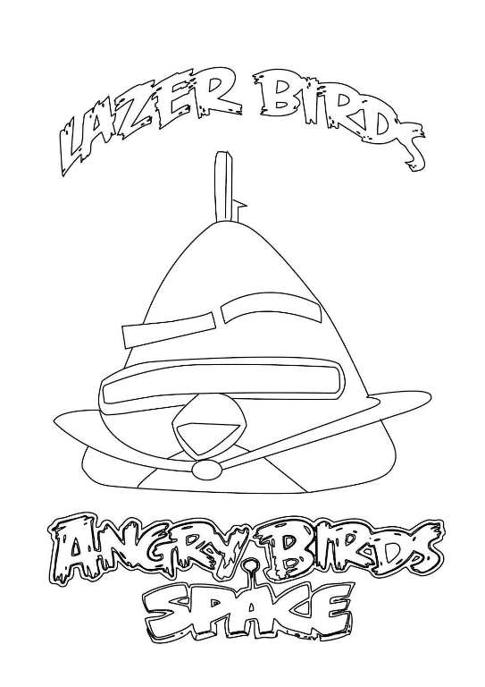 Angry Birds Space Characters Coloring Pages Angry Birds Space Characters Coloring Pages